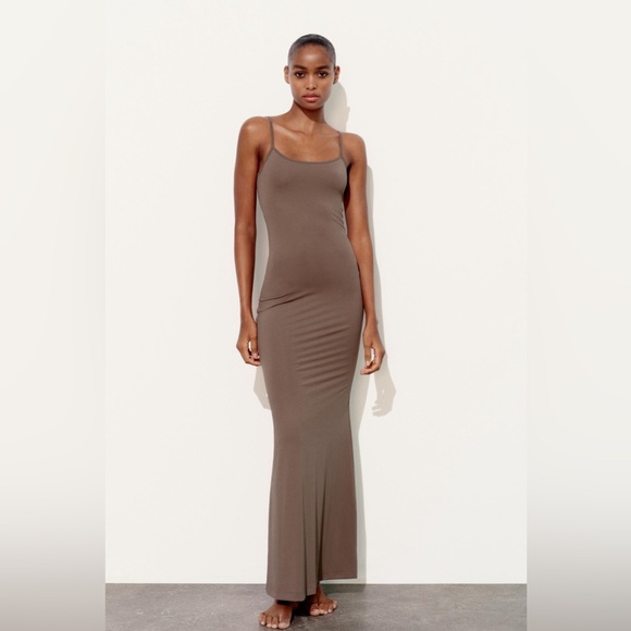 Zara | Skirts | Zara Long Polyamide Dress | Poshmark